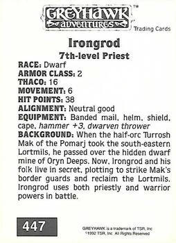Irongrod (1992 Card Set) | Advanced Dungeons & Dragons 2nd Edition Wiki ...