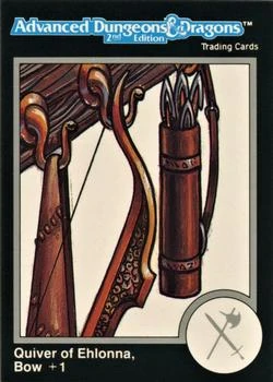 Quiver of Ehlonna & Bow +1 (1991 Card Set) | Advanced Dungeons ...