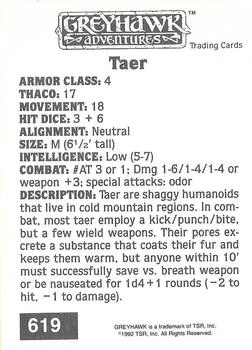 Taer (1992 Card Set) | Advanced Dungeons & Dragons 2nd Edition Wiki ...
