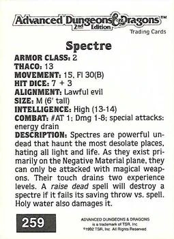 Spectre (1992 Card Set) | Advanced Dungeons & Dragons 2nd Edition Wiki ...