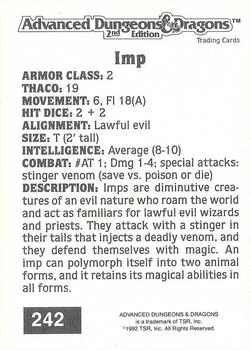 Imp (1992 Card Set) | Advanced Dungeons & Dragons 2nd Edition Wiki | Fandom