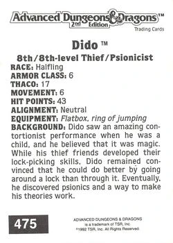 Dido (1992 Card Set) | Advanced Dungeons & Dragons 2nd Edition Wiki ...