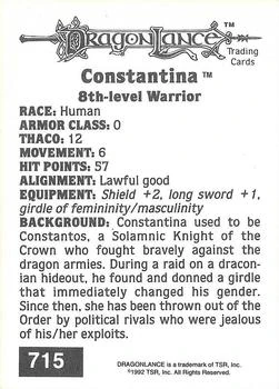 Constantina (1992 Card Set) | Advanced Dungeons & Dragons 2nd Edition ...