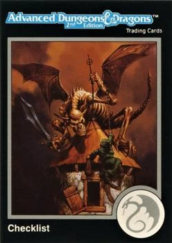 Checklist: 258–297 (1991 Card Set) | Advanced Dungeons & Dragons 2nd ...
