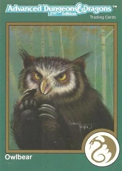 Owlbear (1993 Card Set) | Advanced Dungeons & Dragons 2nd Edition Wiki | Fandom