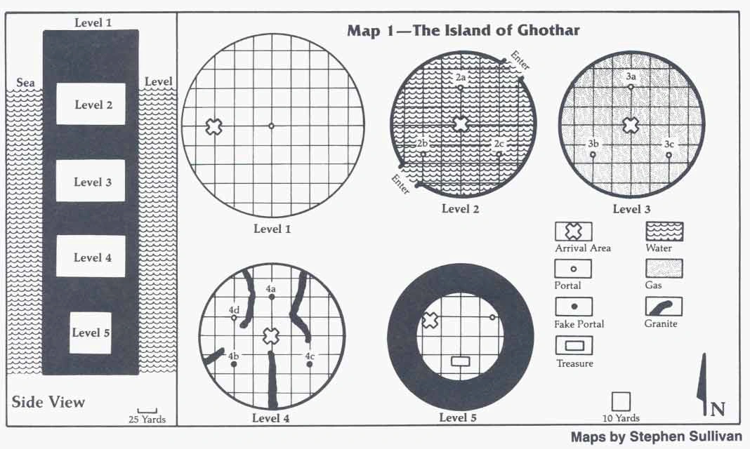 Five Incredible Locations (CWH) | Advanced Dungeons & Dragons 2nd ...