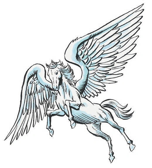 Drawings Of Evil Pegasus