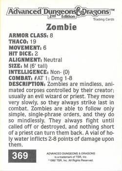 Zombie (1992 Card Set) | Advanced Dungeons & Dragons 2nd Edition Wiki ...