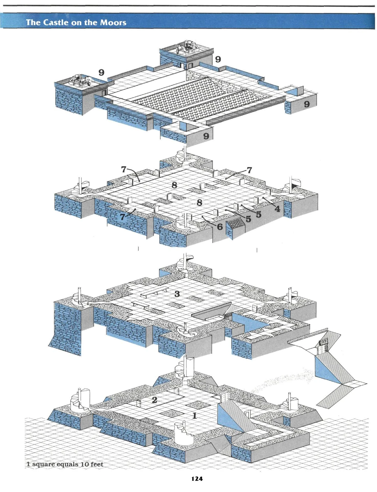 The Castle on Moors (CSC) | Advanced Dungeons & Dragons 2nd Edition ...