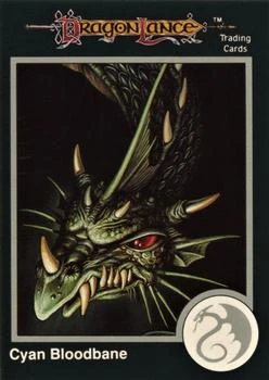 Cyan Bloodbane, Green Dragon (1991 Card Set) | Advanced Dungeons ...