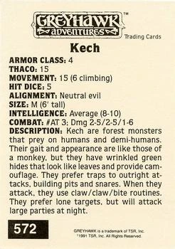 Kech (1991 Card Set) | Advanced Dungeons & Dragons 2nd Edition Wiki ...