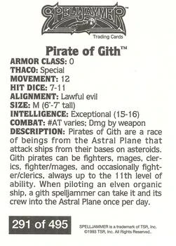 Pirate of Gith (1993 Card Set) | Advanced Dungeons & Dragons 2nd ...