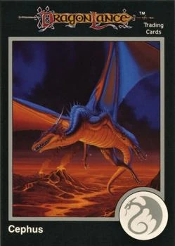Cephus, Blue Dragon (1991 Card Set) | Advanced Dungeons & Dragons 2nd ...