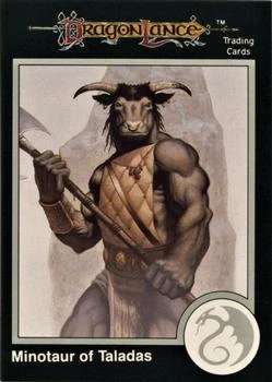 Minotaur of Taladas (1991 Card Set) | Advanced Dungeons & Dragons 2nd ...