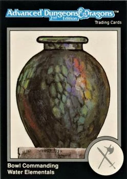 Bowl Commanding Water Elementals (1991 Card Set) | Advanced Dungeons ...