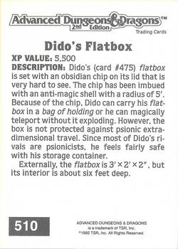 Dido's Flatbox (1992 Card Set) | Advanced Dungeons & Dragons 2nd ...