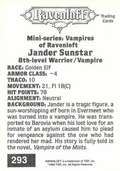 Jander Sunstar (1992 Card Set) | Advanced Dungeons & Dragons 2nd Edition Wiki | Fandom