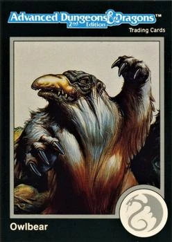 Owlbear (1991 Card Set) | Advanced Dungeons & Dragons 2nd Edition Wiki | Fandom