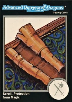 Scroll, Protection From Magic (1991 Card Set) | Advanced Dungeons ...
