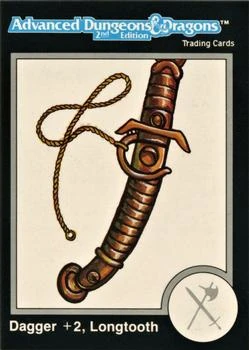Dagger +2, Longtooth (1991 Card Set) | Advanced Dungeons & Dragons 2nd ...
