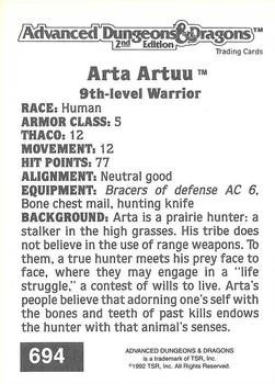 Arta Artuu (1992 Card Set) | Advanced Dungeons & Dragons 2nd Edition ...