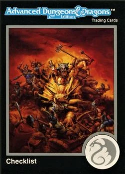 Checklist:178–217 (1991 Card Set) | Advanced Dungeons & Dragons 2nd ...
