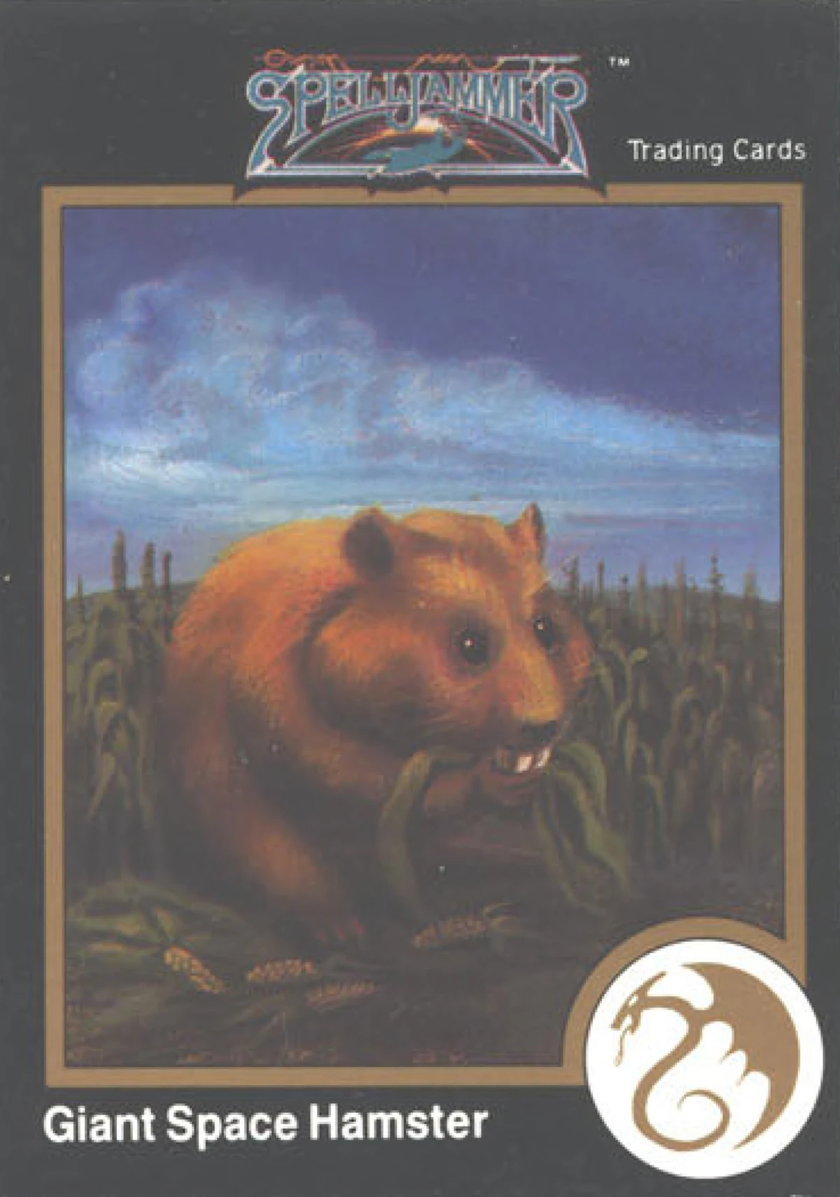 Rather Wild Giant Space Hamster (1992 Card Set) | Advanced Dungeons ...