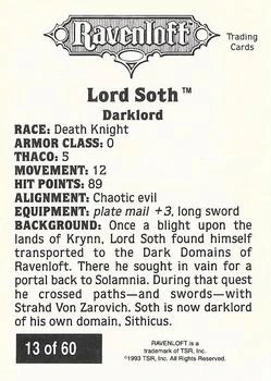 Lord Soth (1993 Rare Card Set) | Advanced Dungeons & Dragons 2nd ...