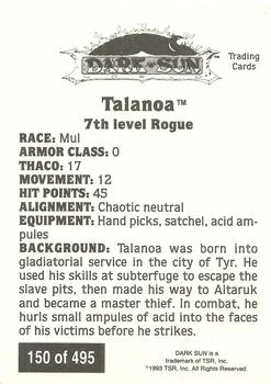 Talanoa (1993 Card Set) | Advanced Dungeons & Dragons 2nd Edition Wiki ...
