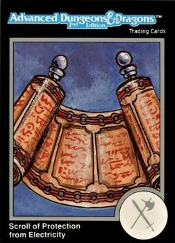 Scroll of Protection from Electricity (1991 Card Set) | Advanced ...