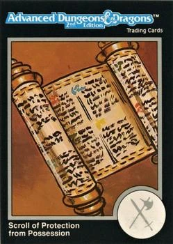 Scroll of Protection from Possession (1991 Card Set) | Advanced ...