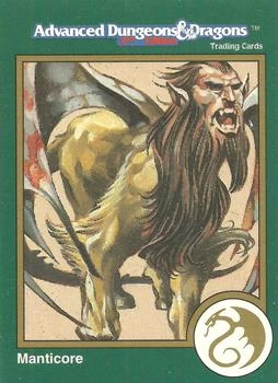 Manticore (1993 Card Set) | Advanced Dungeons & Dragons 2nd Edition ...