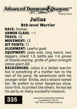 Julius (1991 Card Set) | Advanced Dungeons & Dragons 2nd Edition Wiki | Fandom