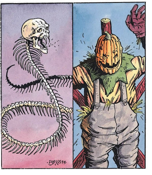 Necrophidius and Scarecrow Golem | Advanced Dungeons & Dragons 2nd ...