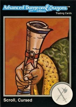 Scroll, Cursed (1991 Card Set) | Advanced Dungeons & Dragons 2nd ...