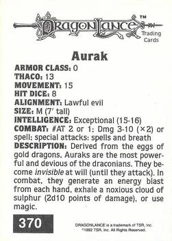 Aurak (1992 Card Set) | Advanced Dungeons & Dragons 2nd Edition Wiki ...