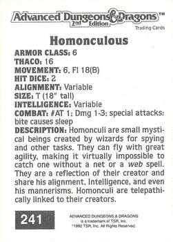 Homonculus (1992 Card Set) | Advanced Dungeons & Dragons 2nd Edition ...