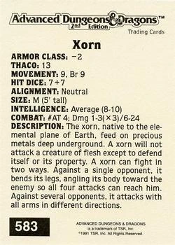 Xorn (1991 Card Set) | Advanced Dungeons & Dragons 2nd Edition Wiki ...