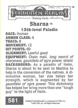 Sharna (1992 Card Set) | Advanced Dungeons & Dragons 2nd Edition Wiki ...