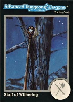 Staff of Withering (1991 Card Set) | Advanced Dungeons & Dragons 2nd ...