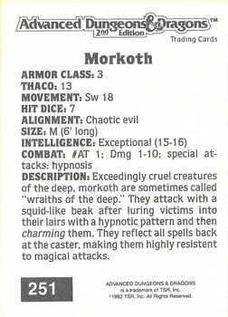 Morkoth (1992 Card Set) | Advanced Dungeons & Dragons 2nd Edition Wiki ...