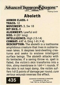 Aboleth (1991 Card Set) | Advanced Dungeons & Dragons 2nd Edition Wiki ...