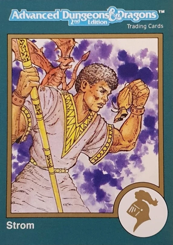 Strom the Purple Wizard (1993 Rare Card Set) | Advanced Dungeons ...