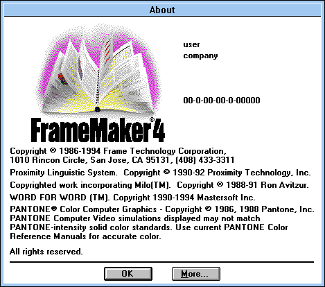 FrameMaker 4 | Adobe Wiki | Fandom