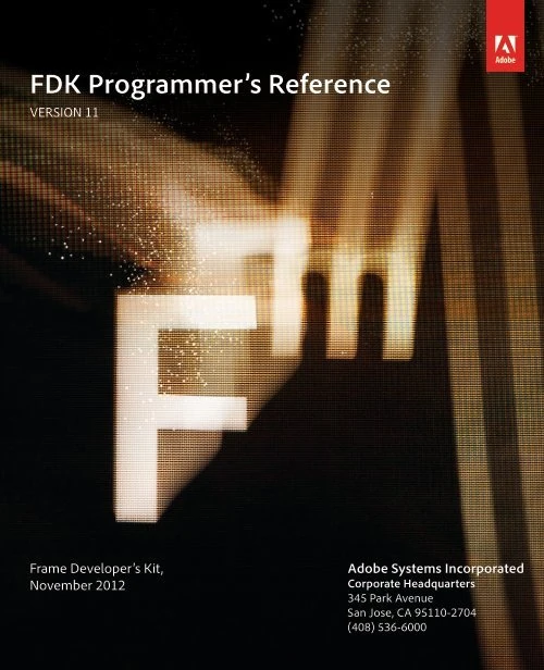 Adobe FrameMaker Developer Kit | Adobe Wiki | Fandom