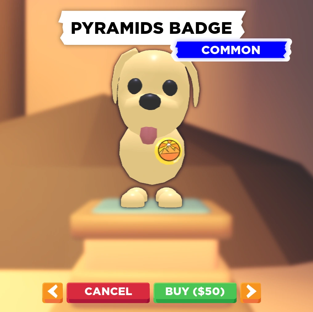 Pyramids Badge | Adopt Me! Wiki | Fandom