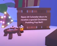 Christmas Pudding Pup Bait | Adopt Me! Wiki | Fandom