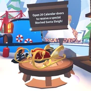 Stocked Santa Sleigh | Adopt Me! Wiki | Fandom