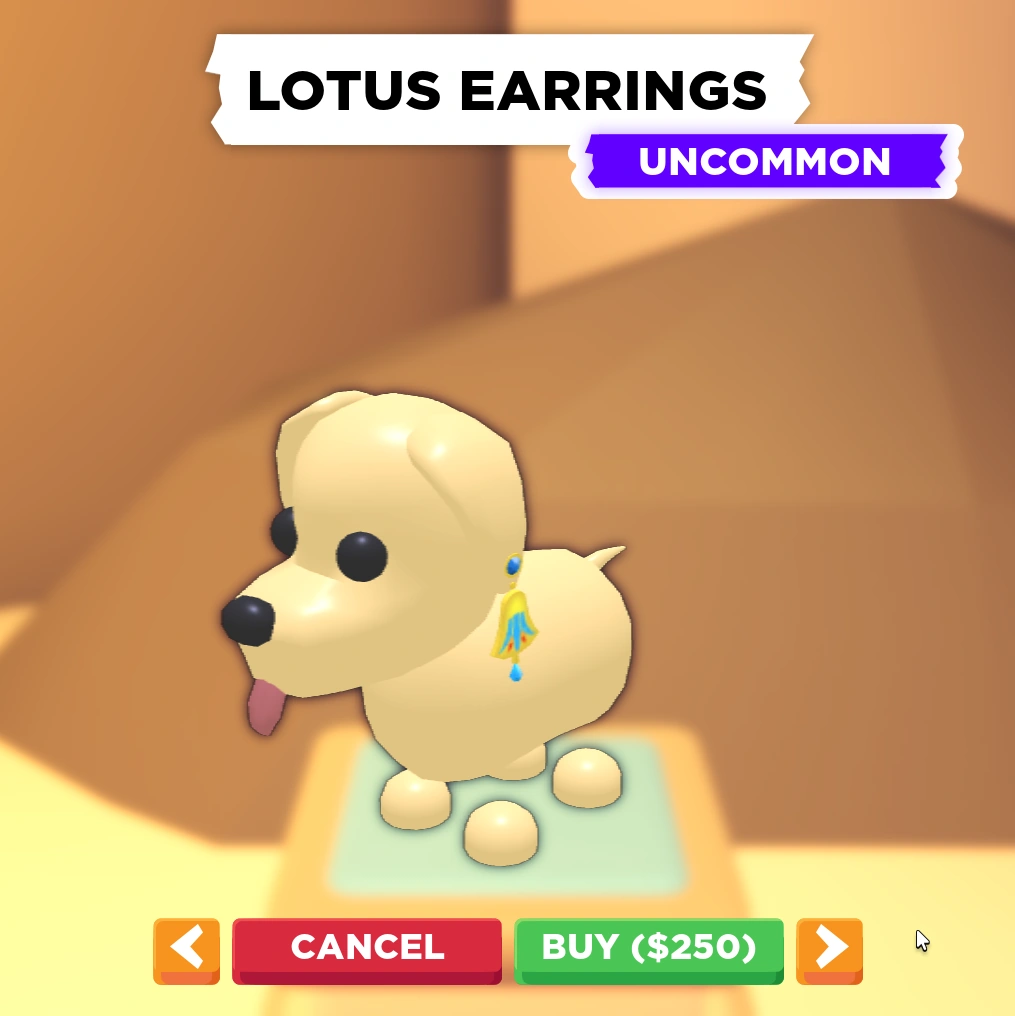 Lotus Earrings | Adopt Me! Wiki | Fandom
