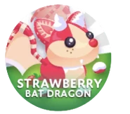 Strawberry Shortcake Bat Dragon | Adopt Me! Wiki | Fandom